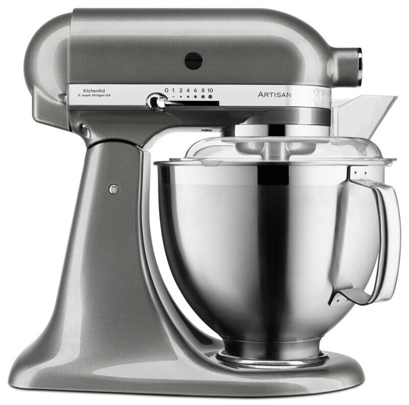 Планетарный Миксер KitchenAid ARTISAN 4.8 л, серебряный медальон, 5KSM185PSEMS