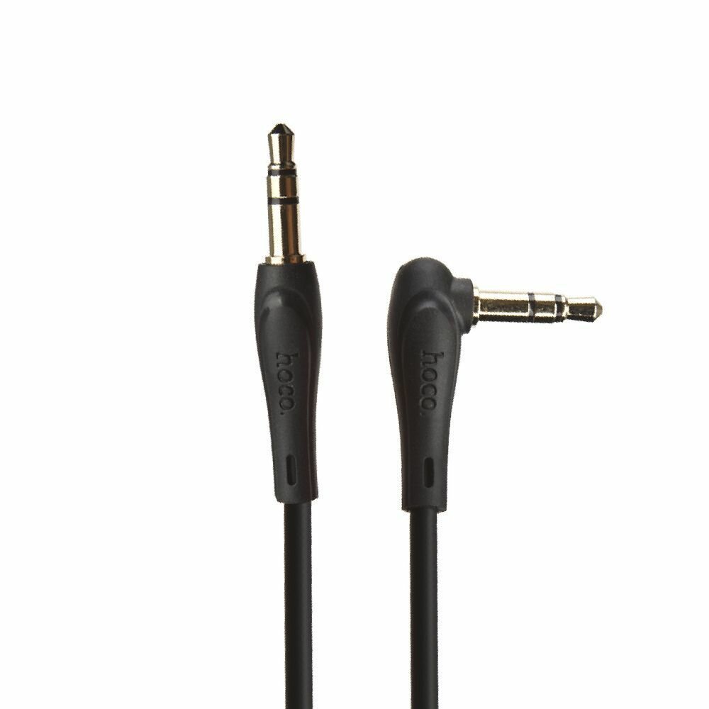 Аудиокабель HOCO UPA14 3.5мм, 1м, TPE (черный)