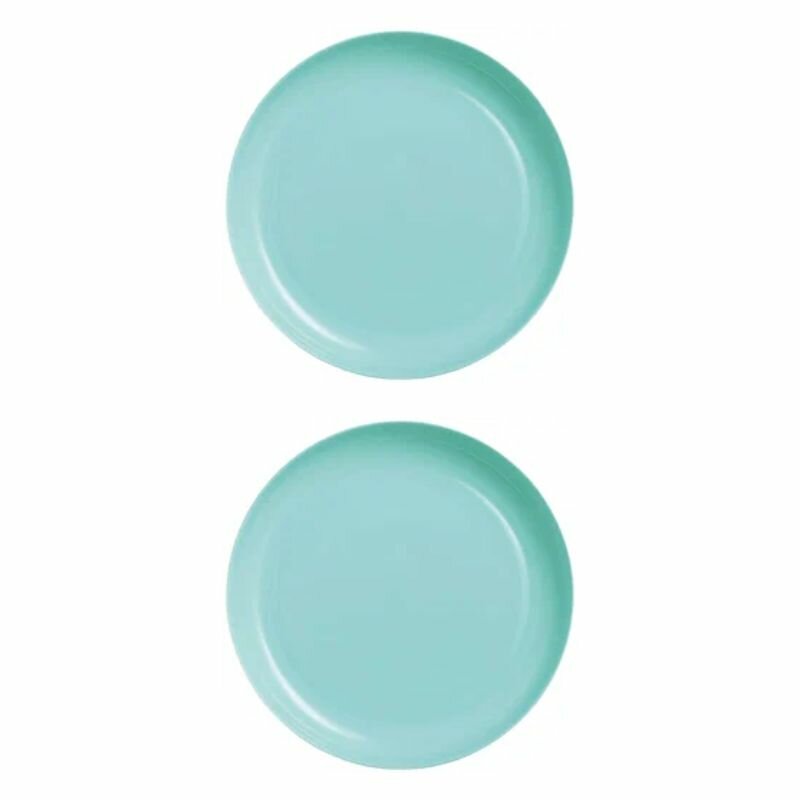 MFK Тарелка Color , Керамика, Цвет: голубой, розовый, бирюза,20см, 2шт