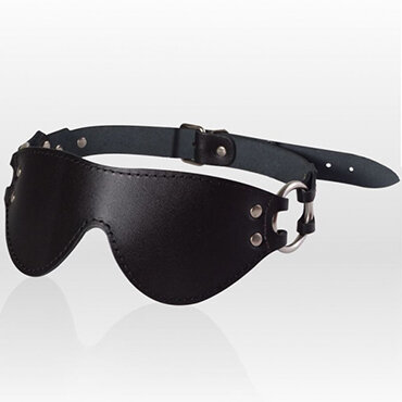 68570 Sitabella Маска на глаза, черная. С контрастной велюровой подкладкой