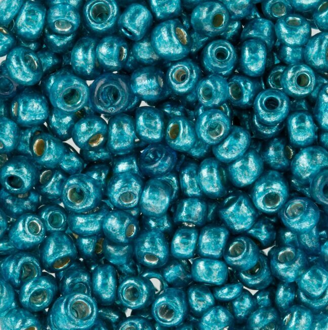 Бисер круглый Zlatka art: GR564-11 бирюзовый 10 гр. 1шт.