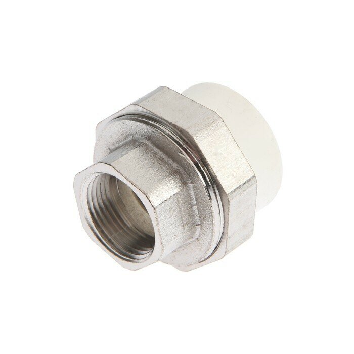 Муфта комбинированная ZEIN, полипропиленовая, американка, внутренняя резьба, d 32 мм х 3/4"