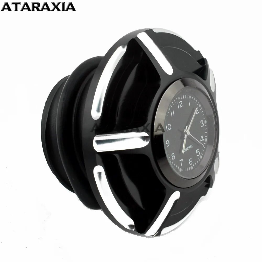 Крышка для топливного бака мотоцикла с часами, декоративная масляная Крышка для Harley Davidson Sportster XL 1200 883 X48 Dyna Softail