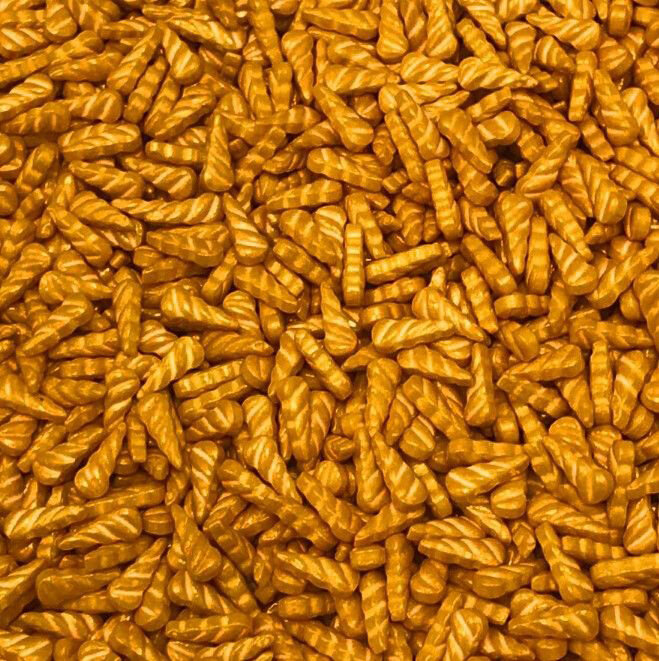 Декор Единорожек золотой Sweet bear, 50 гр. (Набор из 4 шт.)