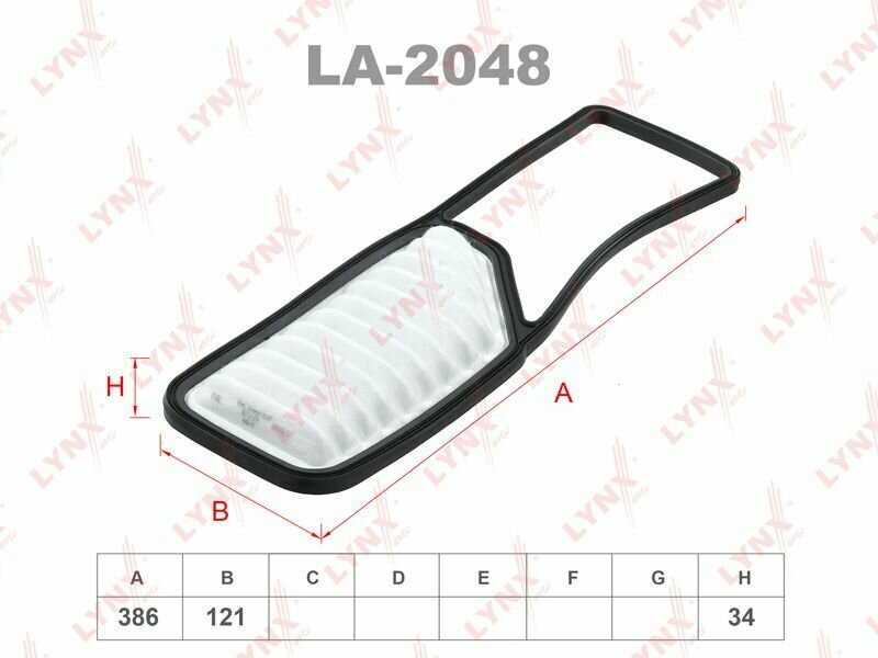 LYNXauto Фильтр воздушный DAIHATSU Esse 0.7 05> / Mira 0.7 06> / Move 0.7 06> / Tanto 0.7 07-11