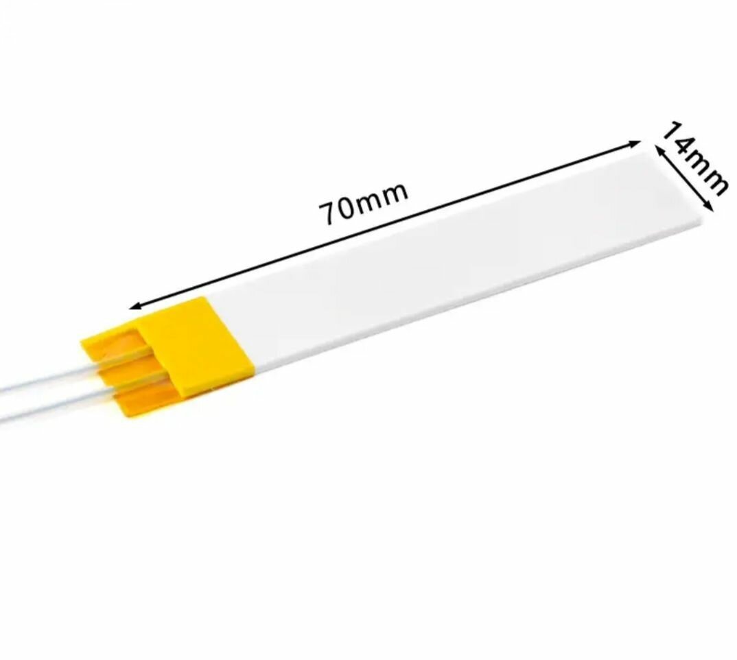 Керамический нагреватель КРН200R5 12-24В, 5шт, белый, 70х14з1.3