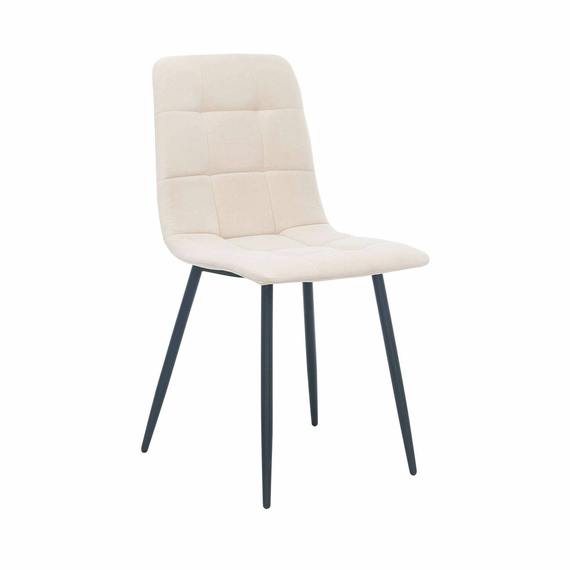 Стул Leset Скай металл Черный/Велюр ULTRA SAND Песок