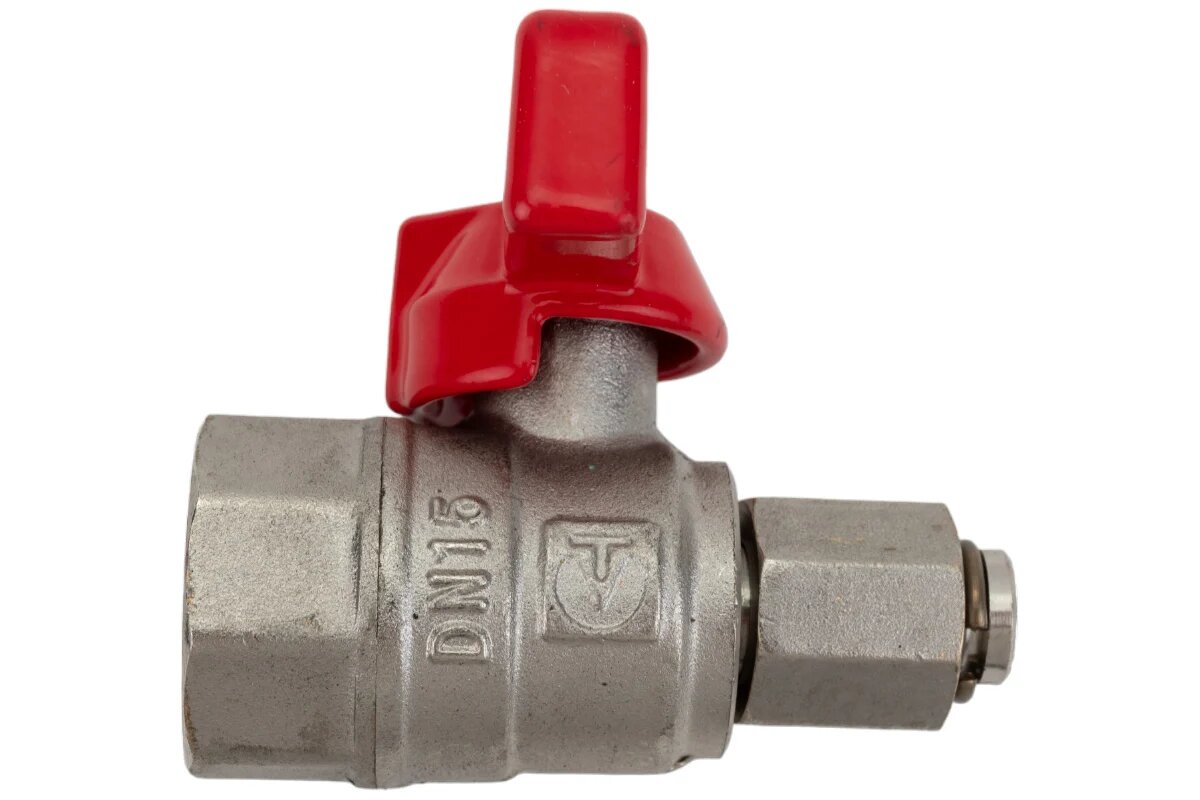 Valtec VT.807. N.0402 шаровой кран для подключения манометра 1/2 вн. - 1/4 вн.