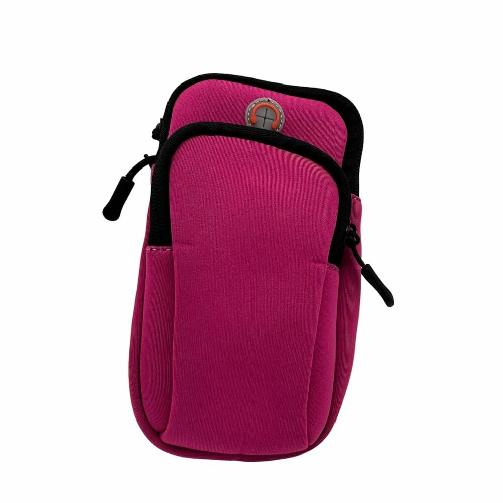 Спортивный чехол к телефону из неопрена на руку для бега B3 (Розовый)