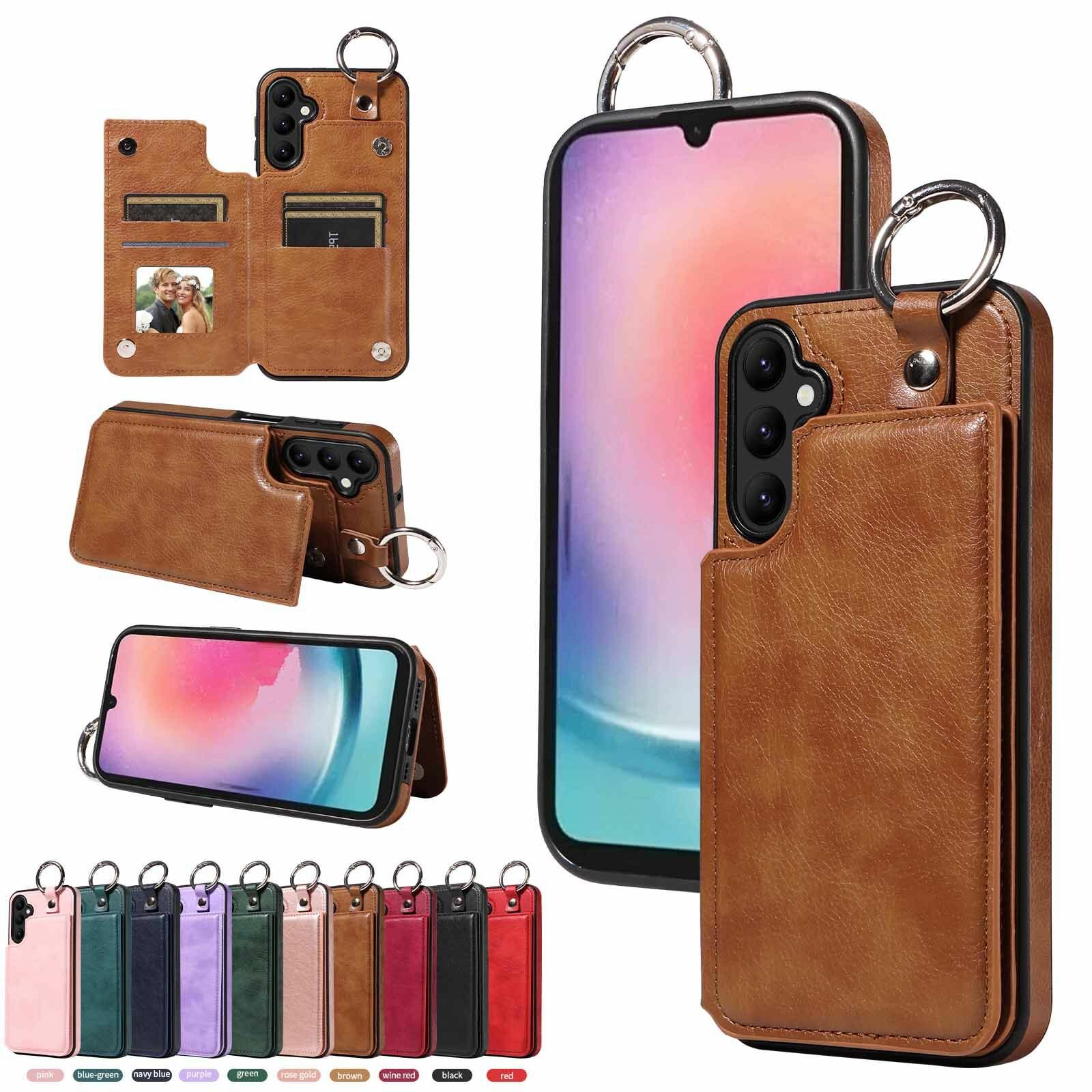 Подходит для Samsung Galaxy A55 5G /Самсунг Галакси А55(5Джи) Чехол для смартфона, Магнитные пряжки, кронштейны, держатель визитной карточки