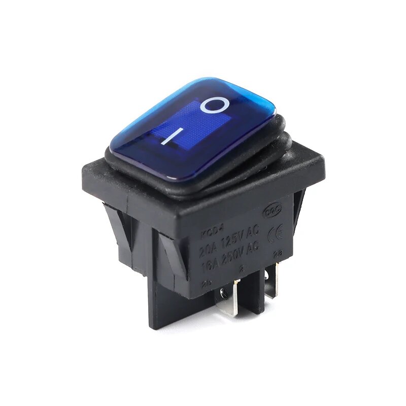 Рокерный переключатель 2Position, Цвет: B led 4p