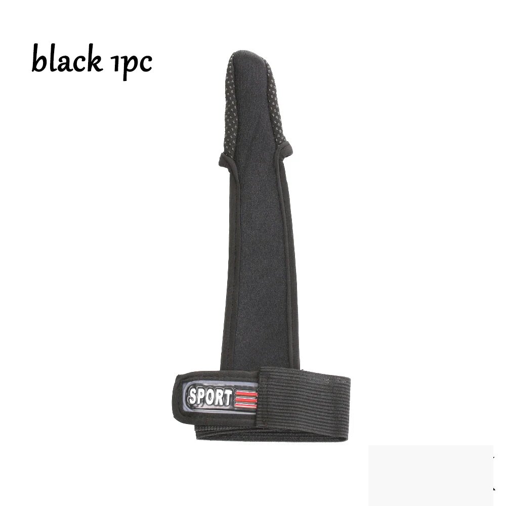 Gootrades Нескользящие перчатки для рыбалки с защитой на один палец Черный, One Finger-Black