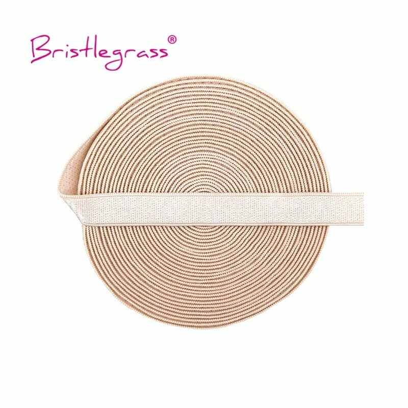 Б Bristlegrass Эластичный Нейлоновый Ремешок для Бюстгальтера 10 ярдов Бежевый, 15mm, Nude, 2 Yards