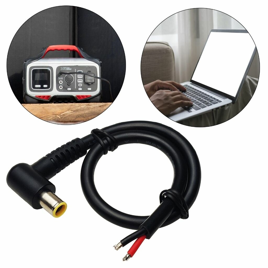 7.9x0.9mm мужской локоть с одинарной головкой линейного шнура питания для накопления энергии-1 метр