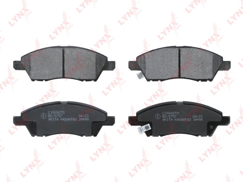 Колодки тормозные дисковые передние LYNXauto BD-5757