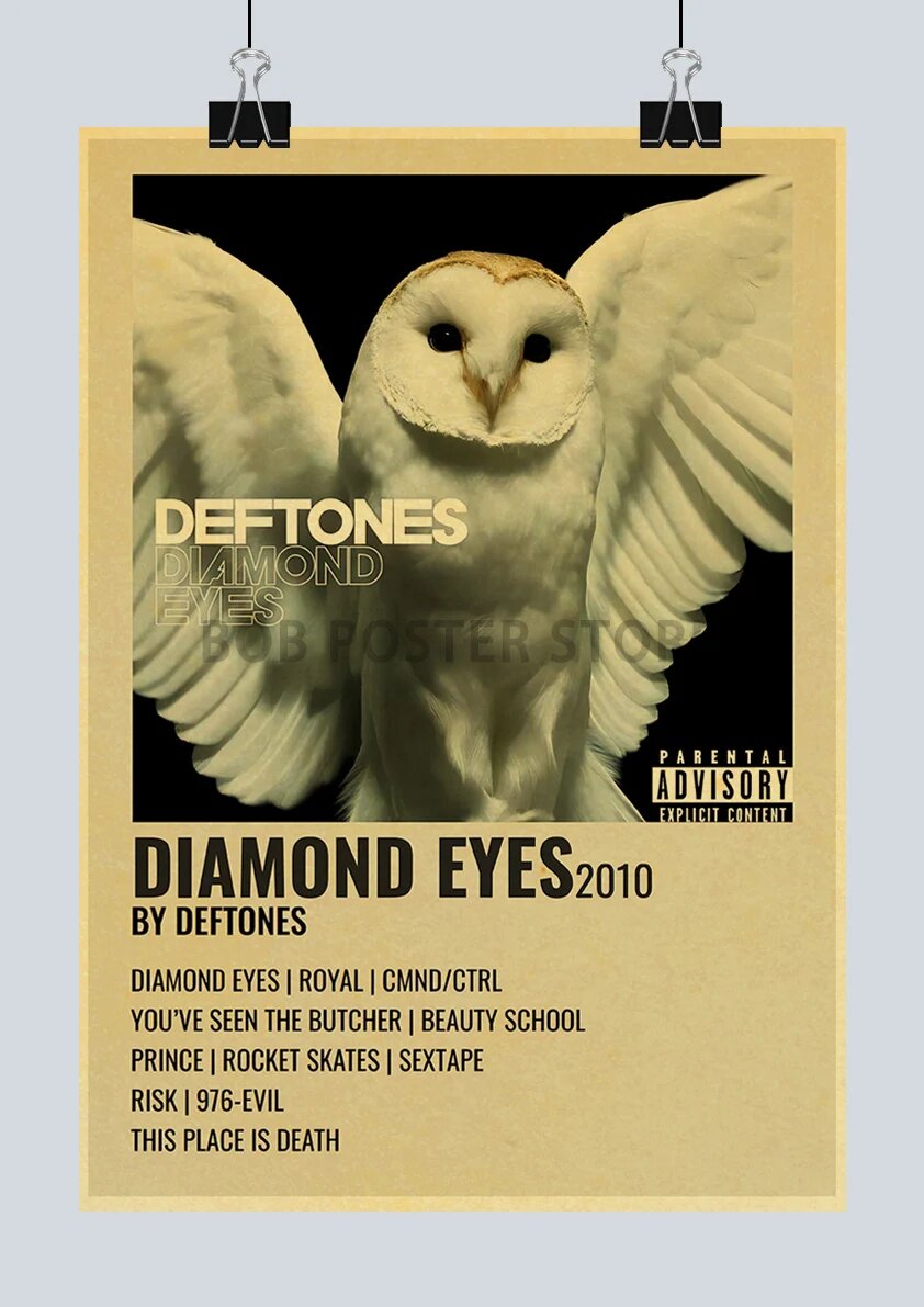 Плакат Deftones из крафт-бумаги Y056, 42X30CM