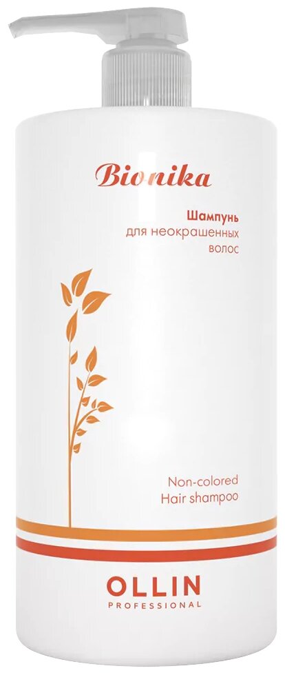 OLLIN BioNika Шампунь для неокрашенных волос 750мл Non-colored Hair Shampoo