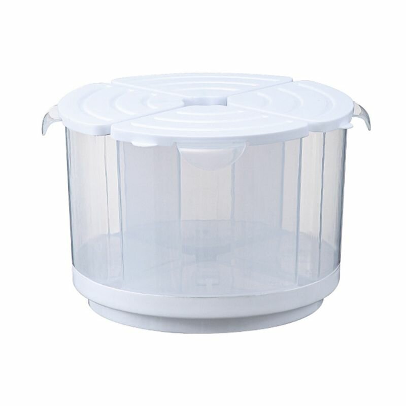 Пластиковый контейнер для хранения пищевых продуктов, прочный, герметичный, большой емкости, банка с крышкой для круп, риса, красной фасоли