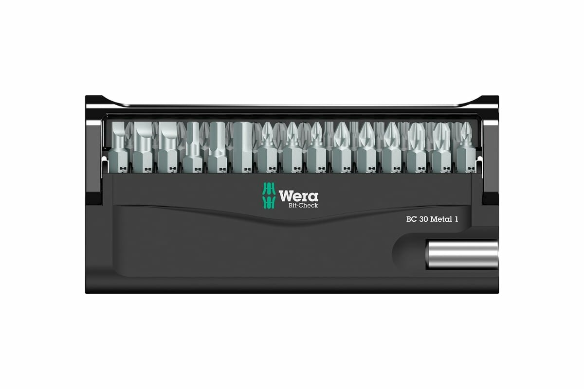 WERA набор бит WE-057434 - полный комплект бит для отверток и сборочных работ
