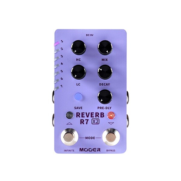 Педаль эффектов Mooer R7 Reverb X2