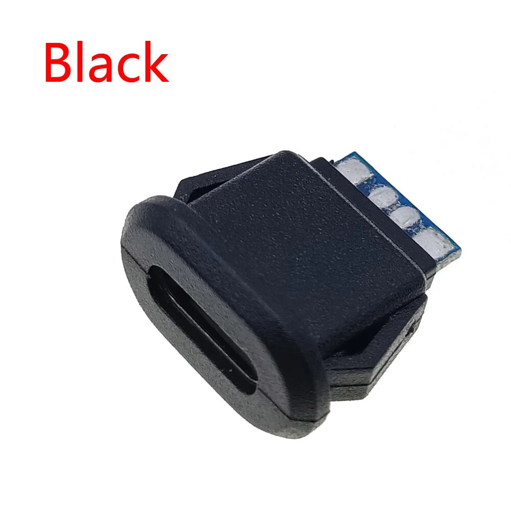Разъем USB Type-C черный 5P