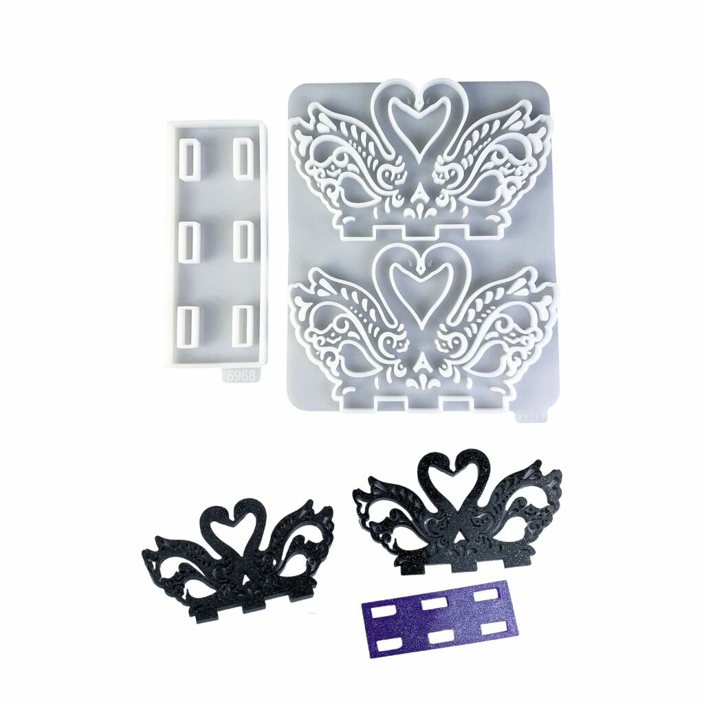 Набор для хранения бумажных салфеток с лебедями