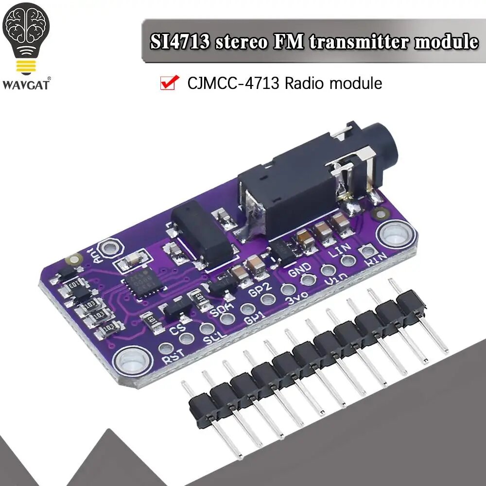 FM-трансмиттер WAVGAT SI4713 для Arduino