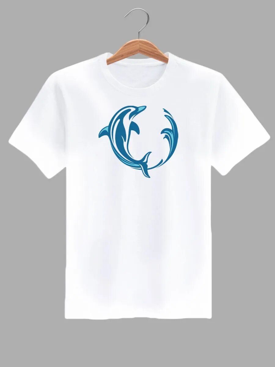Футболка дельфин