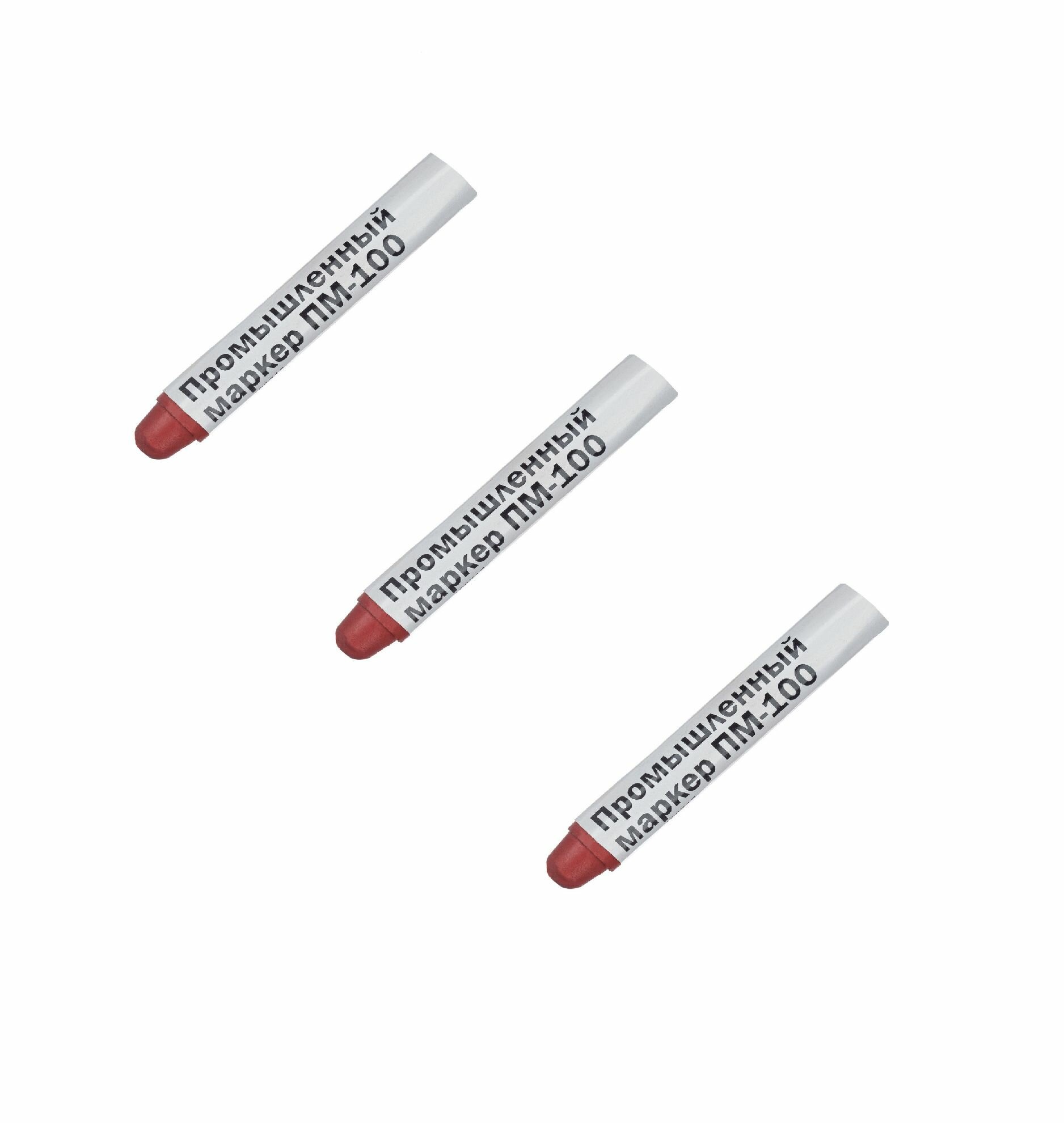 Attache Маркер Пм-100 для любых поверхностей, от -20 до +40С, красный, 3 уп