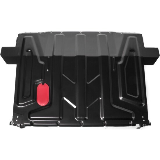 Защита картера и КПП Автоброня (увеличенная) для ВАЗ 2110 (1995-2014)/Lada Priora (2007-2018), сталь 1.5 мм, без крепежа, штампованная