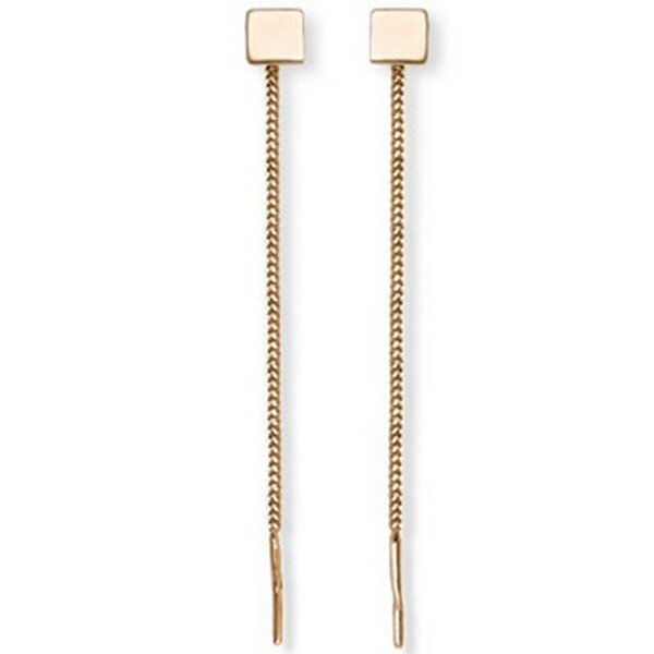 Серьги, красное золото, 585 проба