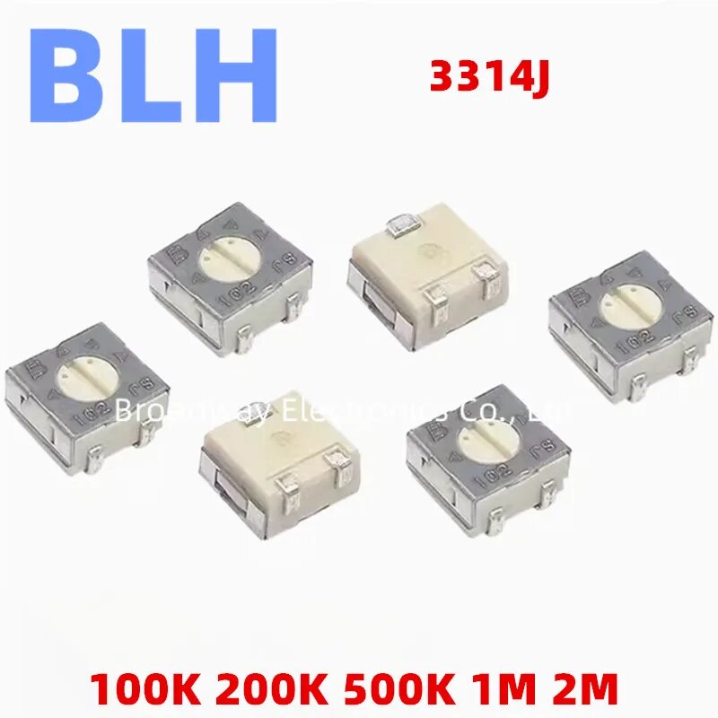 Подстроечные резисторы SMD 10 шт. 3314J-1-103E 10K