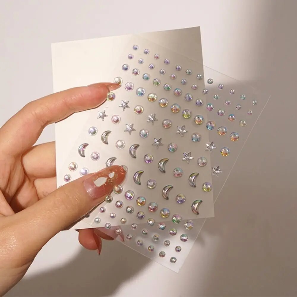 Фестиваль кристаллов, украшение для макияжа, татуировки на лице, наклейки для тела, цветные бриллианты, наклейки со стразами для лица, подводка для глаз, алмазные наклейки 30