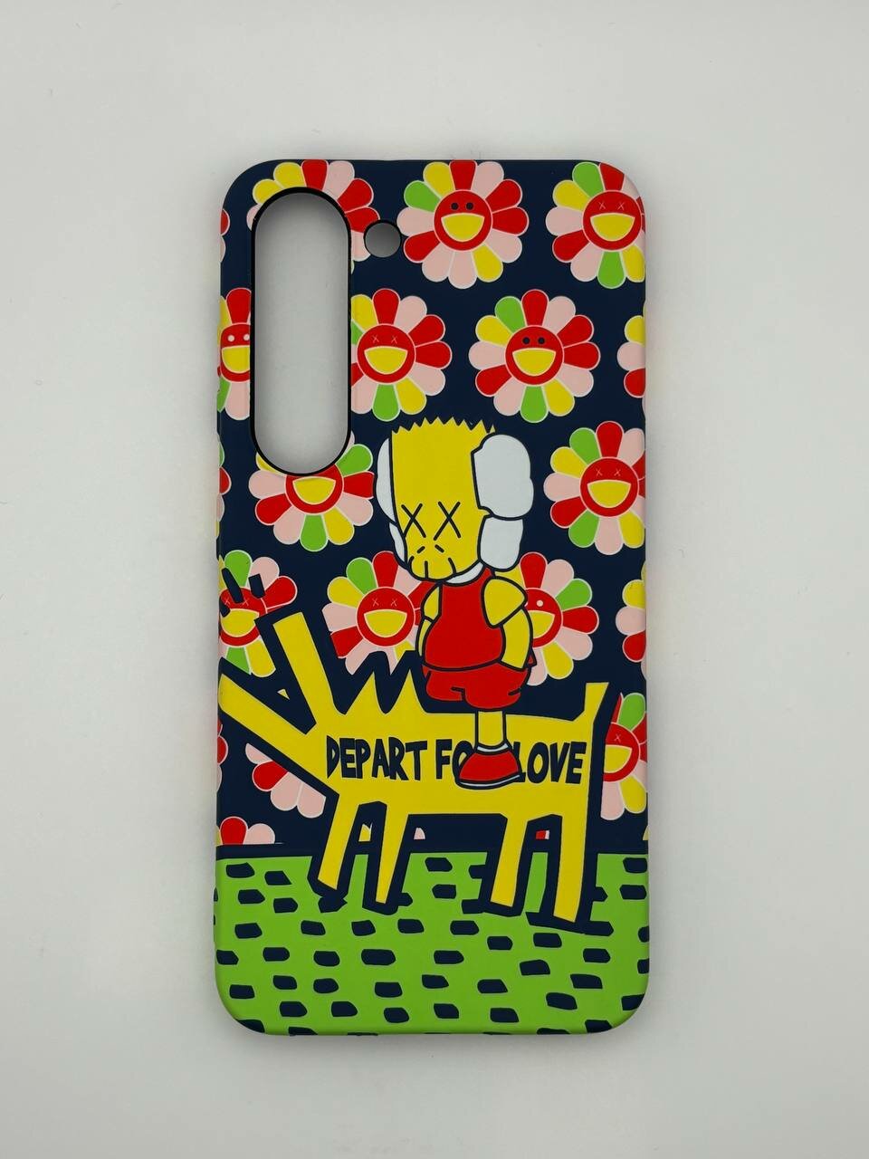 Чехол для Samsung Galaxy S23/софт тач покрытия/для Самсунг С23 яркий с картинкой (2)