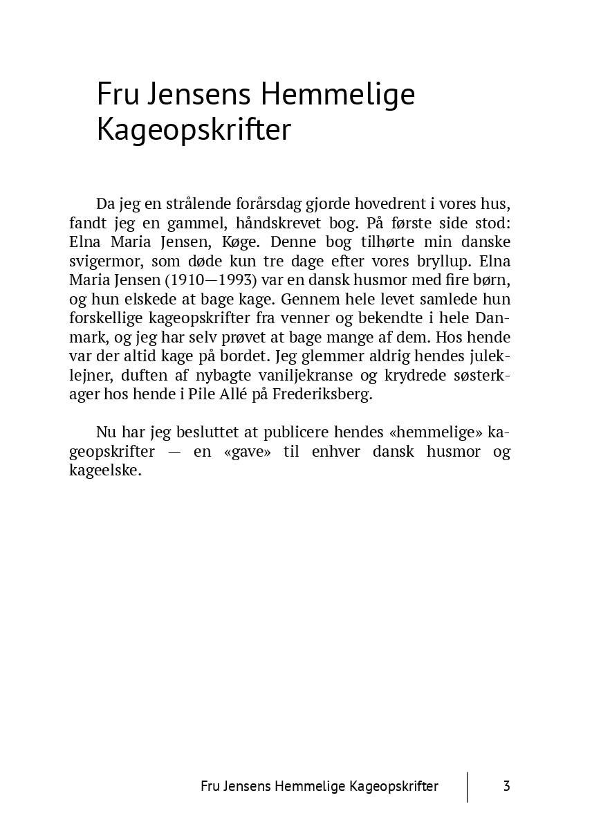 Fru Jensens Hemmelige Kageopskrifter — фото 1