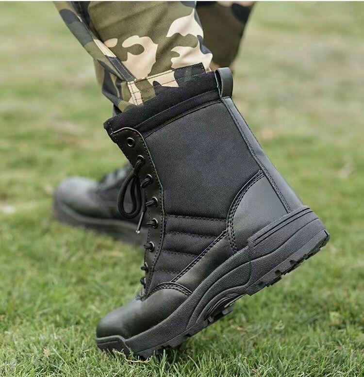 Зимние теплые армейские уличные износостойкие альпинистские мужские и женские тактические высокие ботинки для тренировок в пустыне для спецназа