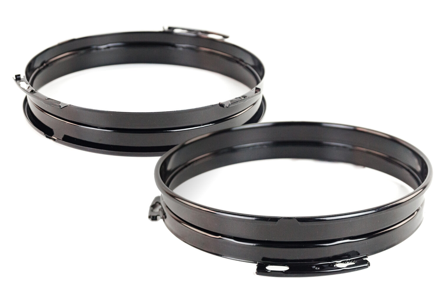 Комплект черных ободков фар на Лада Нива 4х4, Лада Нива Легенд