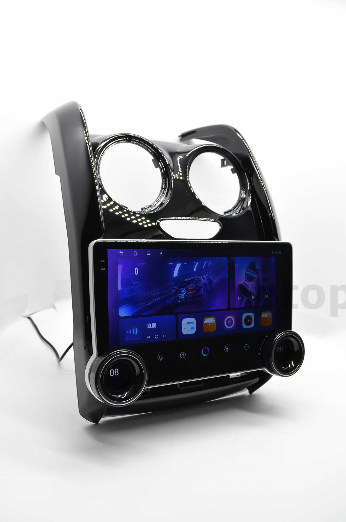 Большая магнитола Tesla A133 4/64 с крутилками Lada Largus 2 2021-2025 рестайлинг