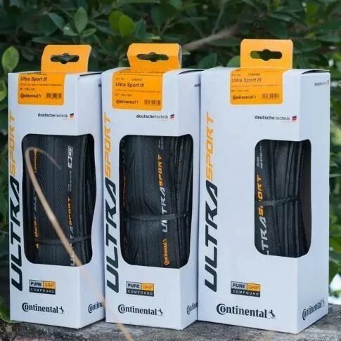 Велопокрышка CONTINENTAL Ultra Sport III (700x25С), металлический корд