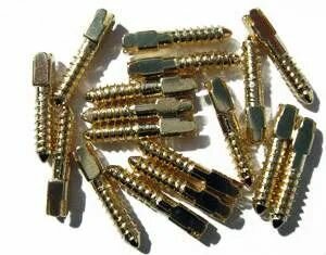 Штифты анкерные золотистые (12шт) М3, Gama