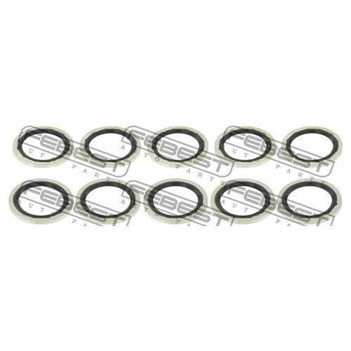 Уплотнительное кольцо, линия кондиционера Febest RINGAH018PCS10