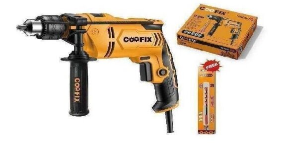 Сетевая дрель CF-ID008, мощность 650 Ватт, патрон 13 мм, максимальное количество оборотов в минуту - 2800 об/мин