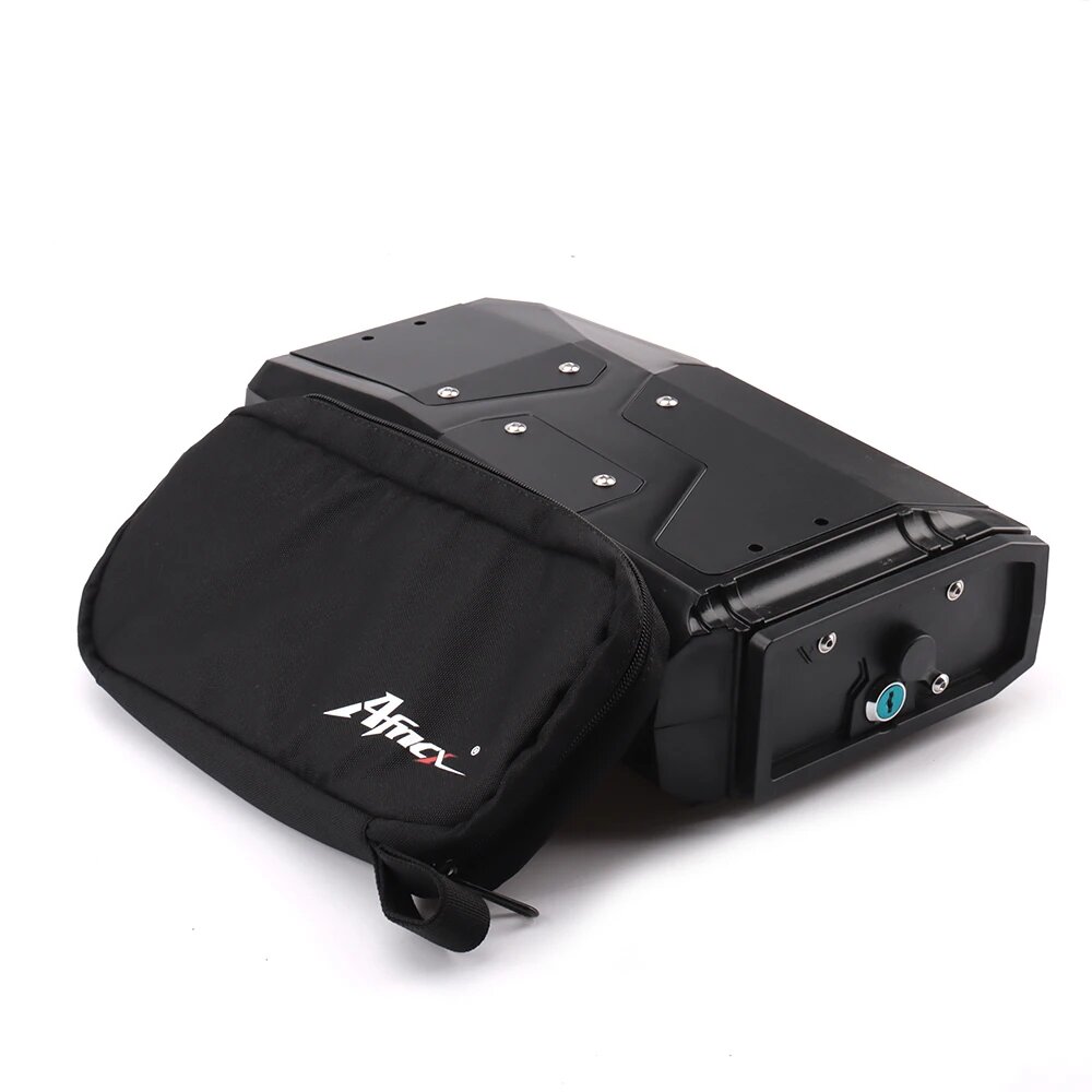 Подходит для мотоцикла CFMOTO 800MT 800 MT 2023 2021 2022, 4,2 литра, водонепроницаемый ящик для инструментов из нержавеющей стали BLACK 1SET