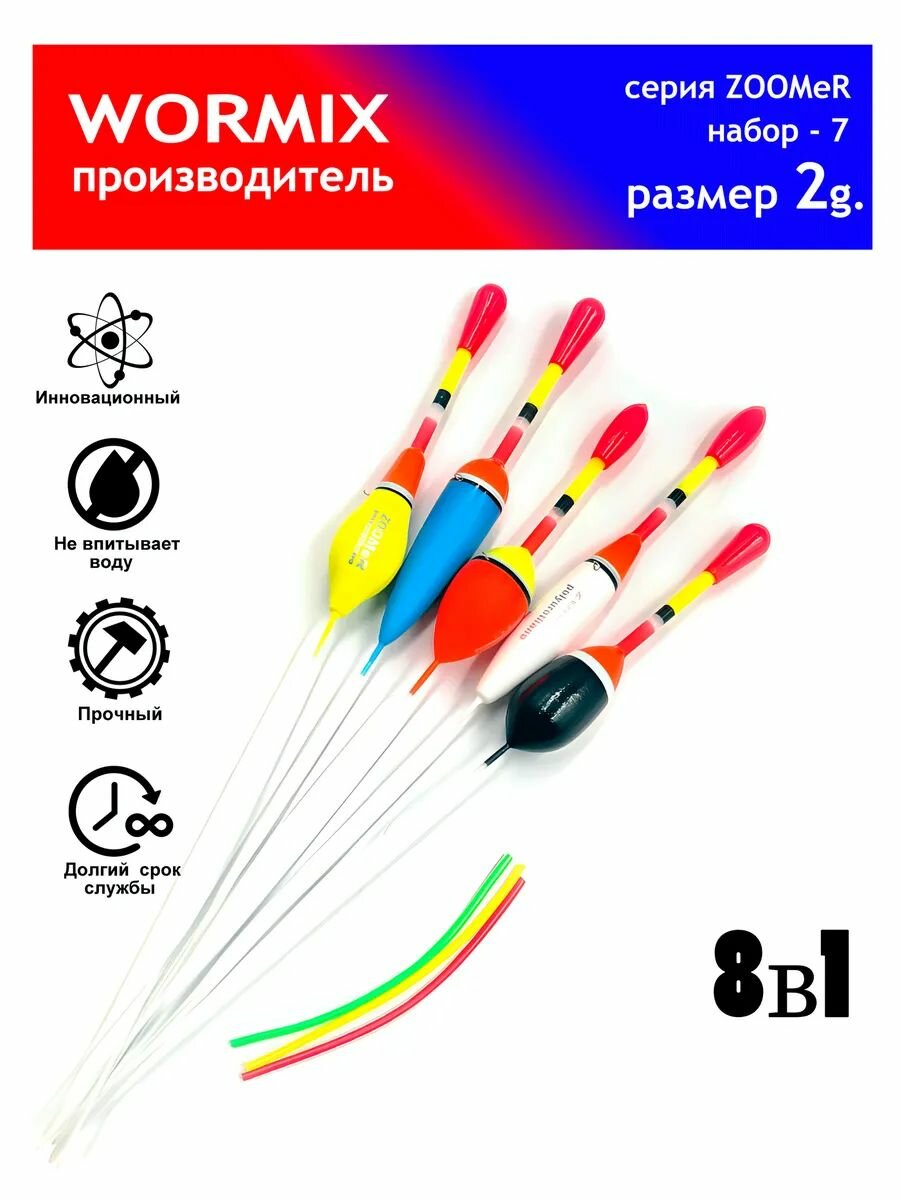 Wormix Набор поплавок для рыбалки 2гр.