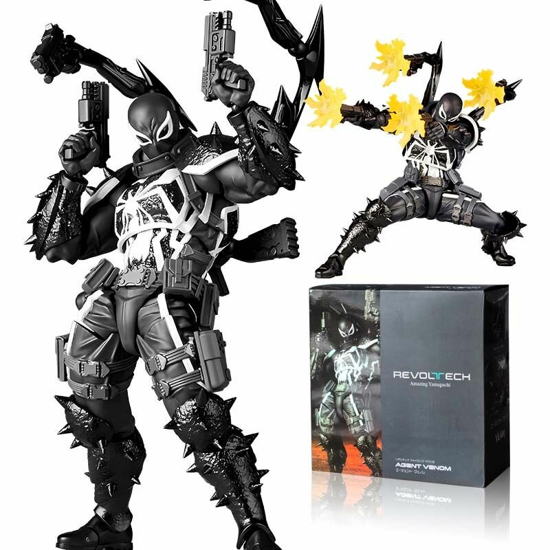 Агент Веном Фигурка, Agent Venom подвижные фигурки,18 см, KAIYODO