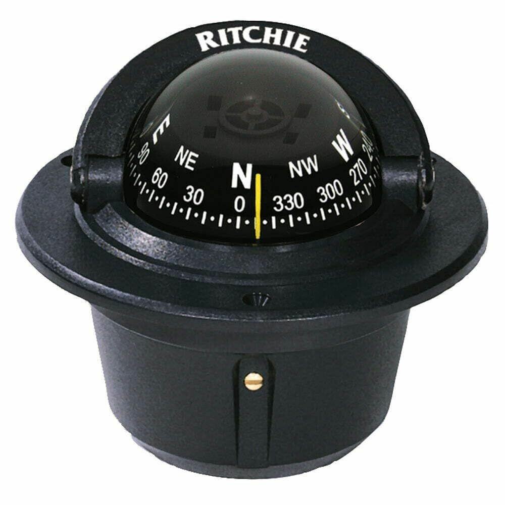 Морской компас F-50, для яхт и лодок, с LED-подсветкой, металл, 800 г