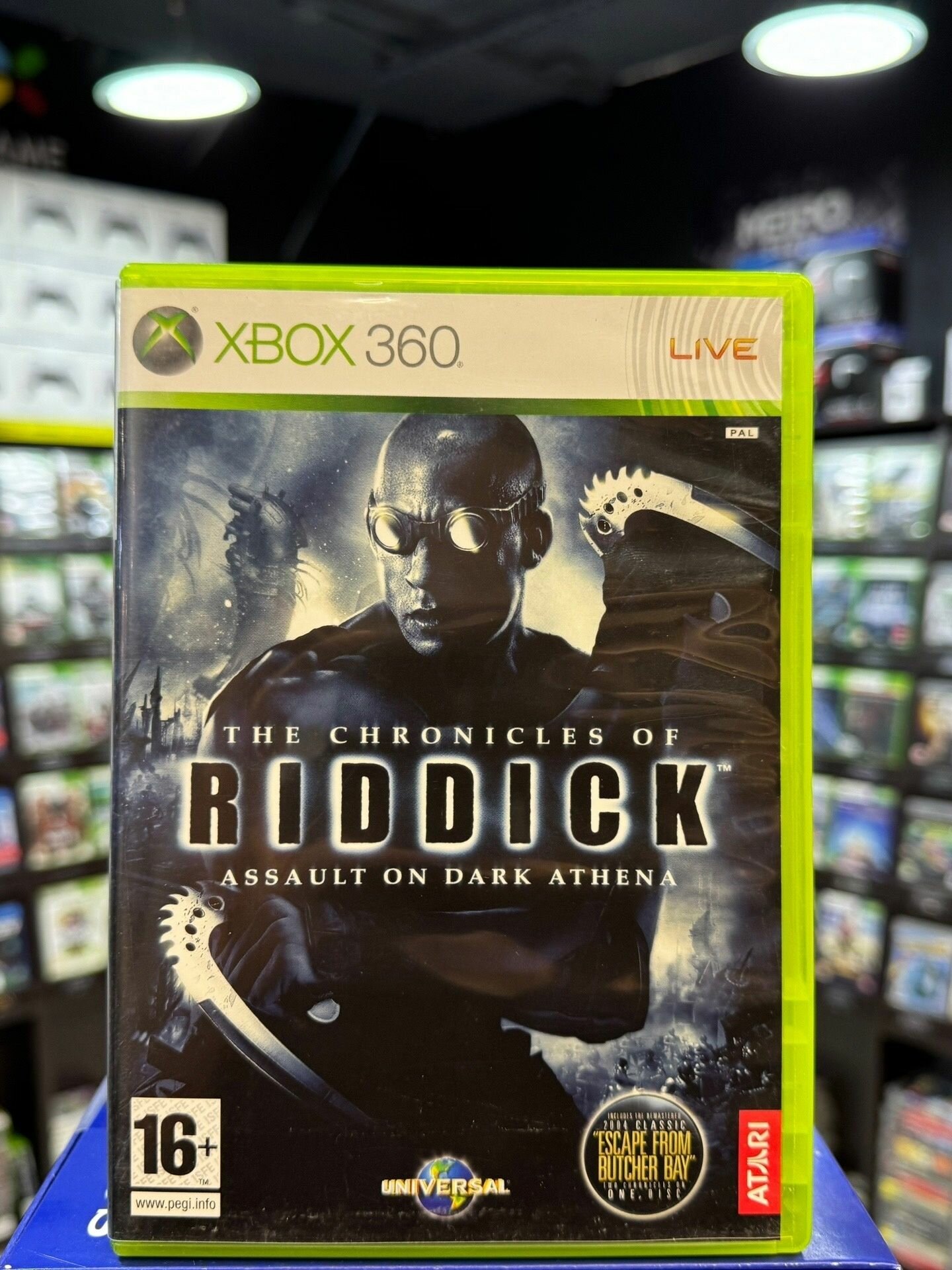 Игра The Chronicles of Riddick: Assault on Dark Athena (Xbox 360) (Box)
