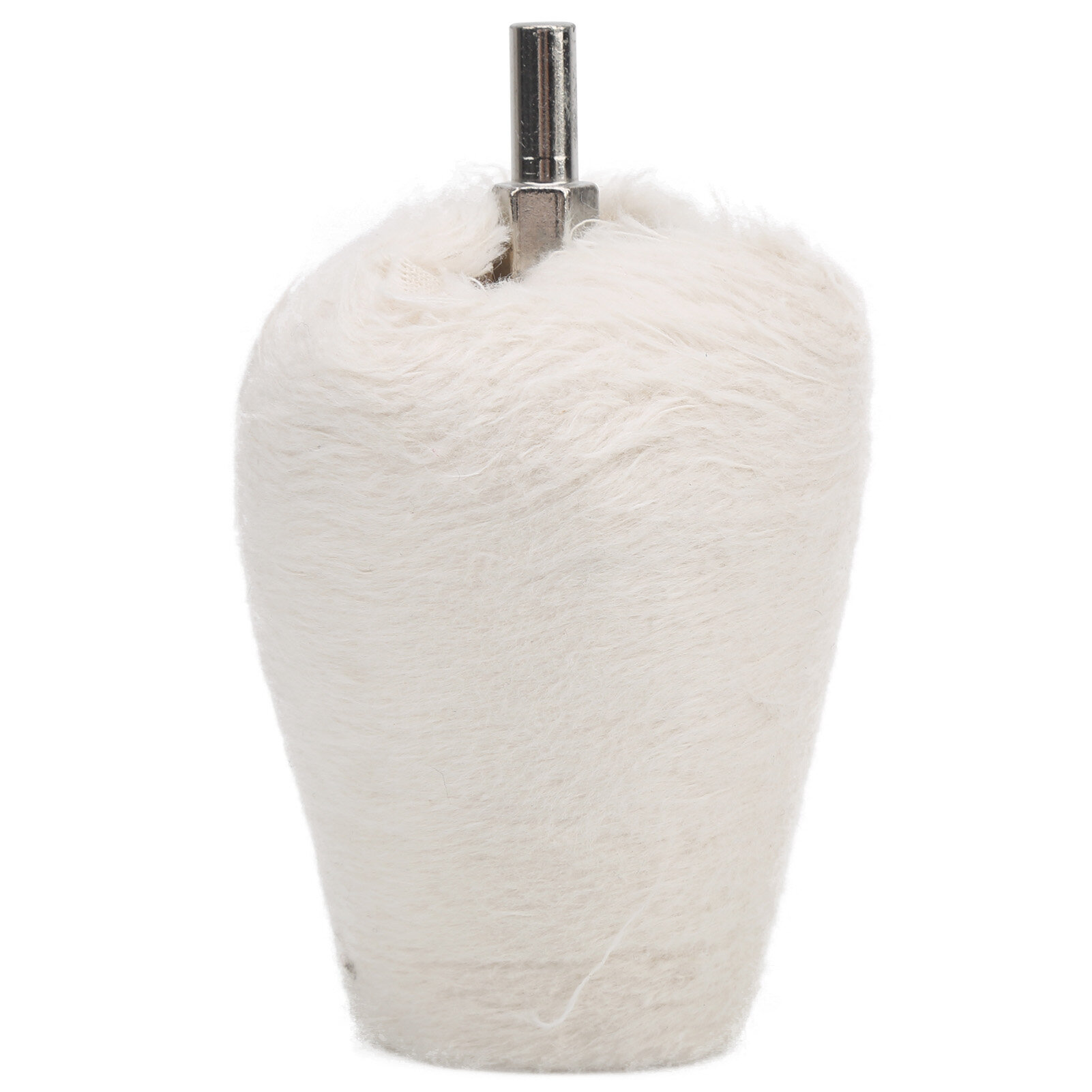 Белый полировальный круг конический, 65 мм, с ручкой для дрели