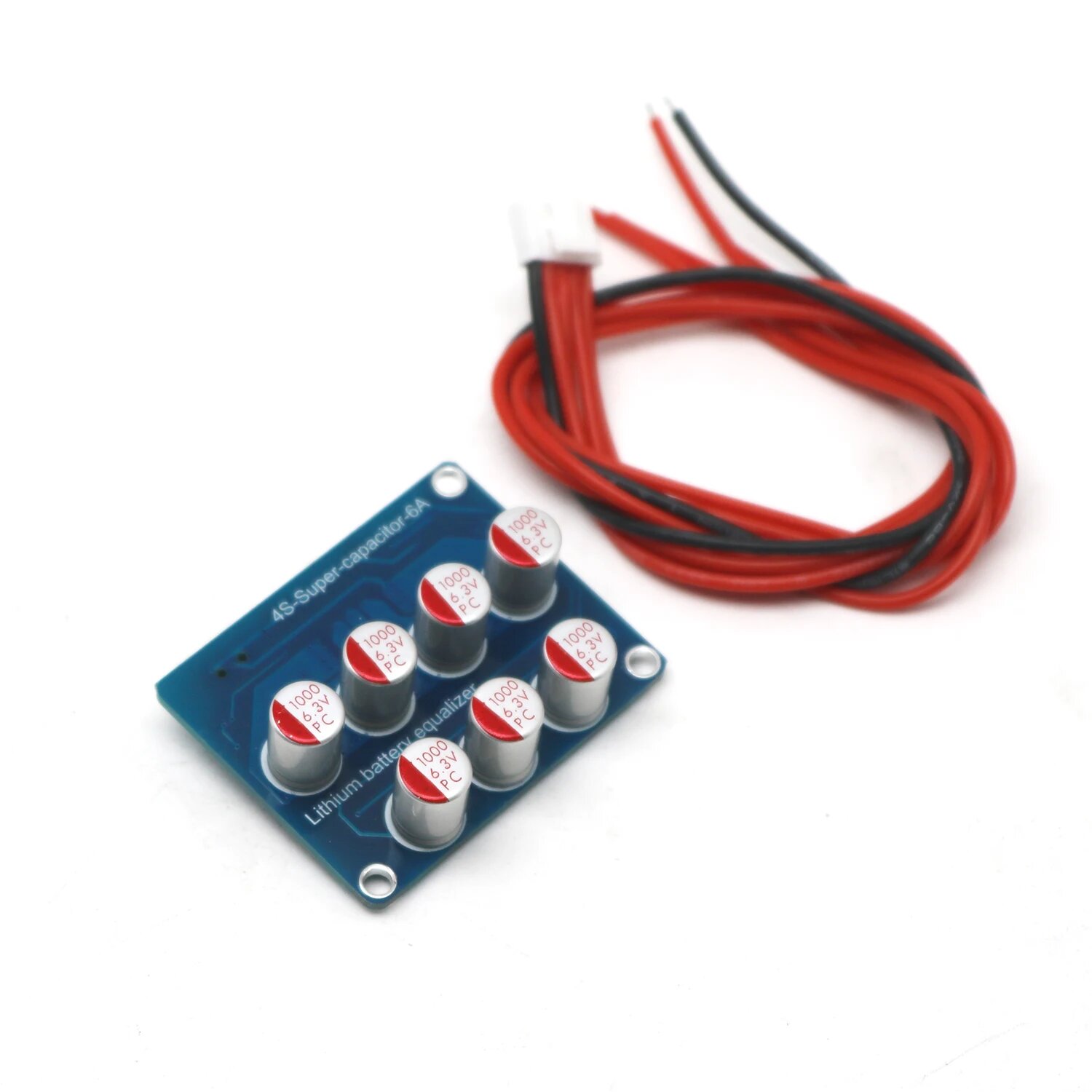 4S 6A Активный балансир Передача энергии Балансировочная плата Емкостный тип для 4-струнной Lifepo4 Литий-ионная литиевая батарея Защита BMS