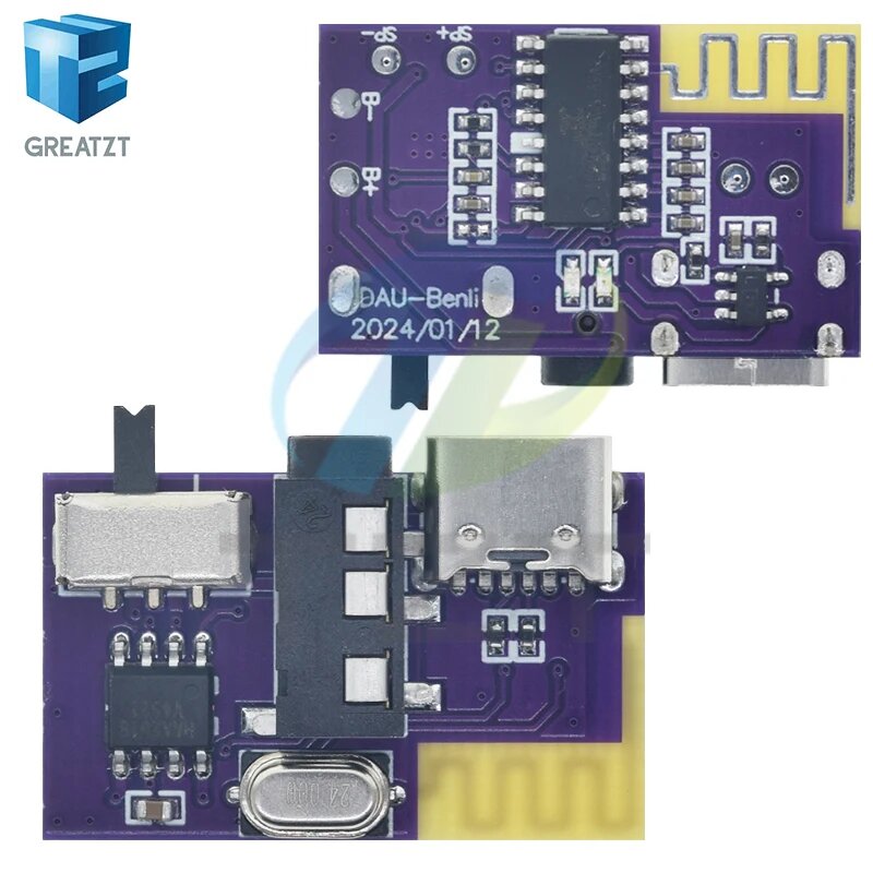 GREATZT Bluetooth-модуль усилителя для динамика 1PCS